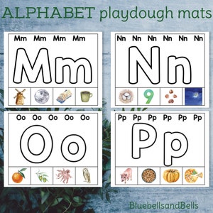 Alphabet Playdough Mats. Printable Letter Recognition Activity for ...