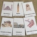 Landmarks of the World Flash Cards. Geography Kids Montessori Printable ...