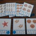 Seashell Count and Clip Cards 1-10. Montessori Ocean Printable ...