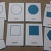 Montessori Printable Shapes Flash Cards. Preschool Matching Activity ...