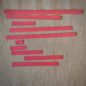 Montessori Red Rods Printable Activity. Montessori Size Sorting ...