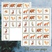 Woodland Animal Dominoes. Printable Preschool Game. - Etsy