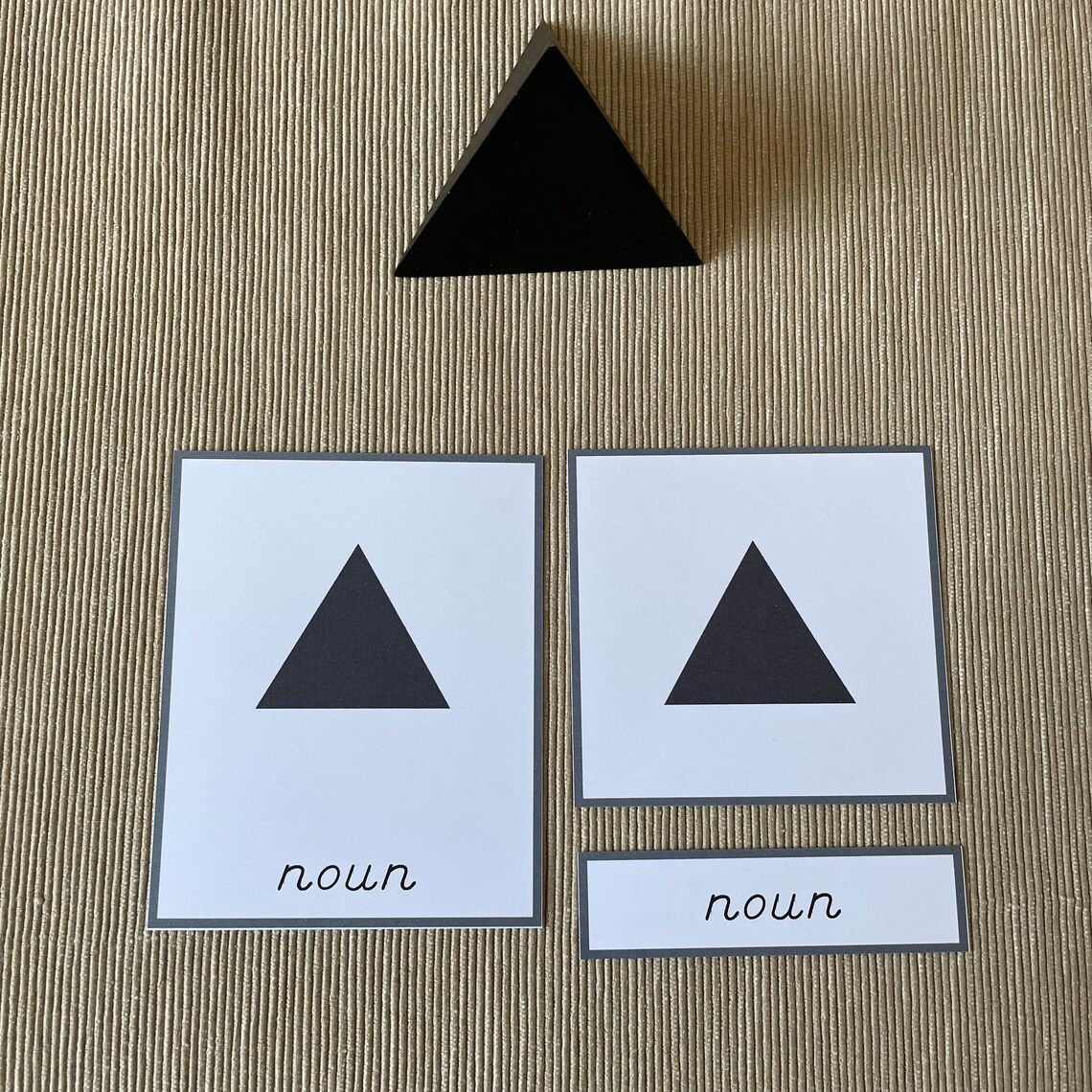 Montessori Grammar Symbols 3-part Cards. Parts of Speech Printable ...