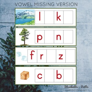 Montessori Moveable Alphabet Printable Cards for Letter Matching ...