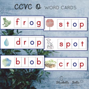 Montessori Printable Moveable Alphabet and CCVC Word Letter Matching ...