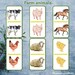 Farm Animal Dominoes. Kids Printable Tile Game. - Etsy Canada