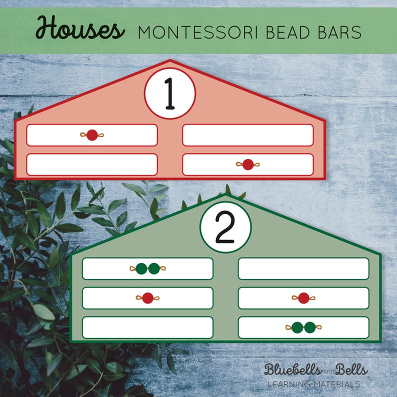 Montessori Bead Addition Activity. Montessori Printable Math Bead ...