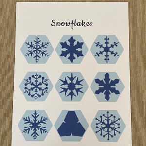 Snowflake Preschool Printable Shadow Matching Activity. Montessori ...