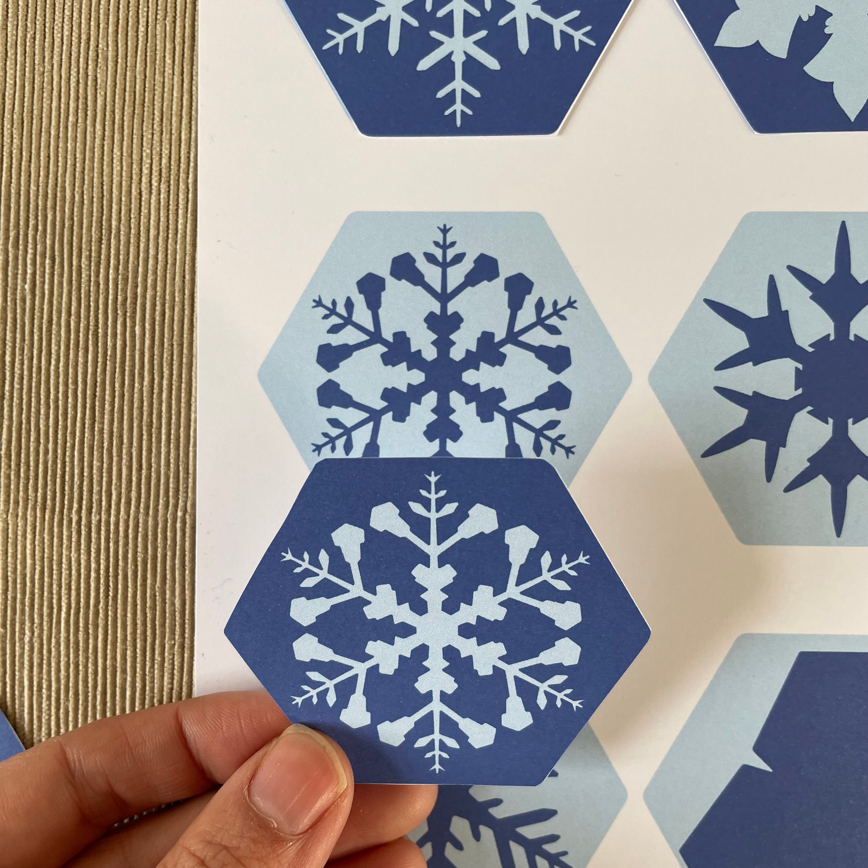 Snowflake Preschool Printable Shadow Matching Activity. Montessori ...
