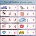 Montessori Printable Moveable Alphabet. CVC Word Phonics Matching Cards ...