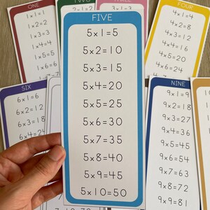 Montessori Beads Multiplication Chart, Tables and Booklets - Etsy