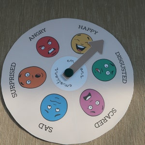 Emotions Cards and Wheel Printable. Feelings Flashcards. - Etsy