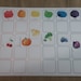 Color Matching Printable Fruits and Veggies. Toddler Sorting Activity ...