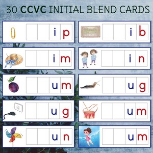 Montessori Printable Moveable Alphabet. CCVC Word Phonics Beginning ...