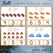 Fall Montessori Printable Subtraction Clip Cards 0-10. Preschool and ...