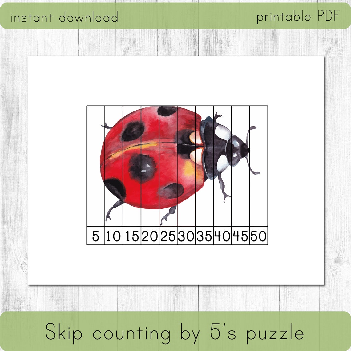 Skip Counting by 2s by 5s and by 10s Puzzles. Math 1st Grade. - Etsy
