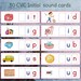 Montessori Printable Moveable Alphabet. CVC Word Phonics Matching Cards ...