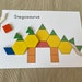 Dinosaur Pattern Blocks Printable Templates. Preschool and Kindergarten ...