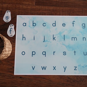 Penguin Printable Letter Matching. Montessori Winter Preschool Activity ...