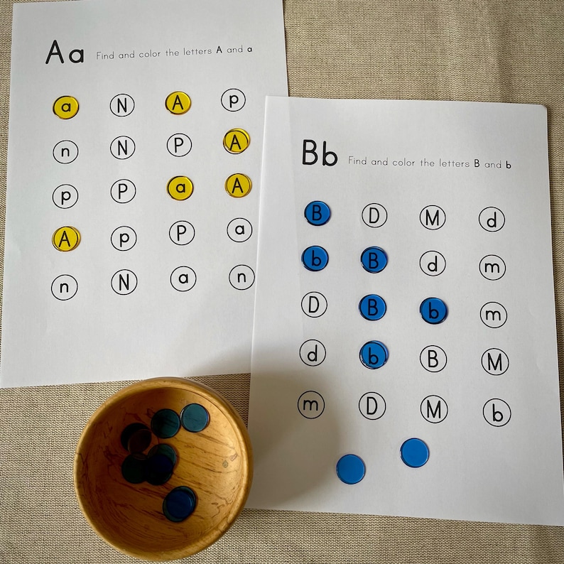 Letter Recognition. Preschool Alphabet Printable. Find the Letter ...