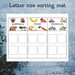 Toddler Category Sorting Printable. Montessori Matching Activity. - Etsy
