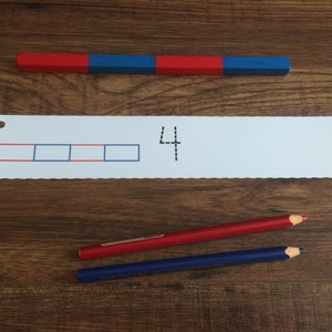 Montessori Number Rods Coloring Booklet. Montessori Math Printable. - Etsy