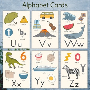Letter Cards Printable. Alphabet Flash Cards for Toddlers and ...