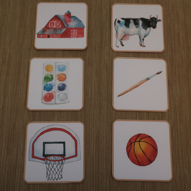 Preschool Printable Puzzle Association. What Goes Together - Etsy