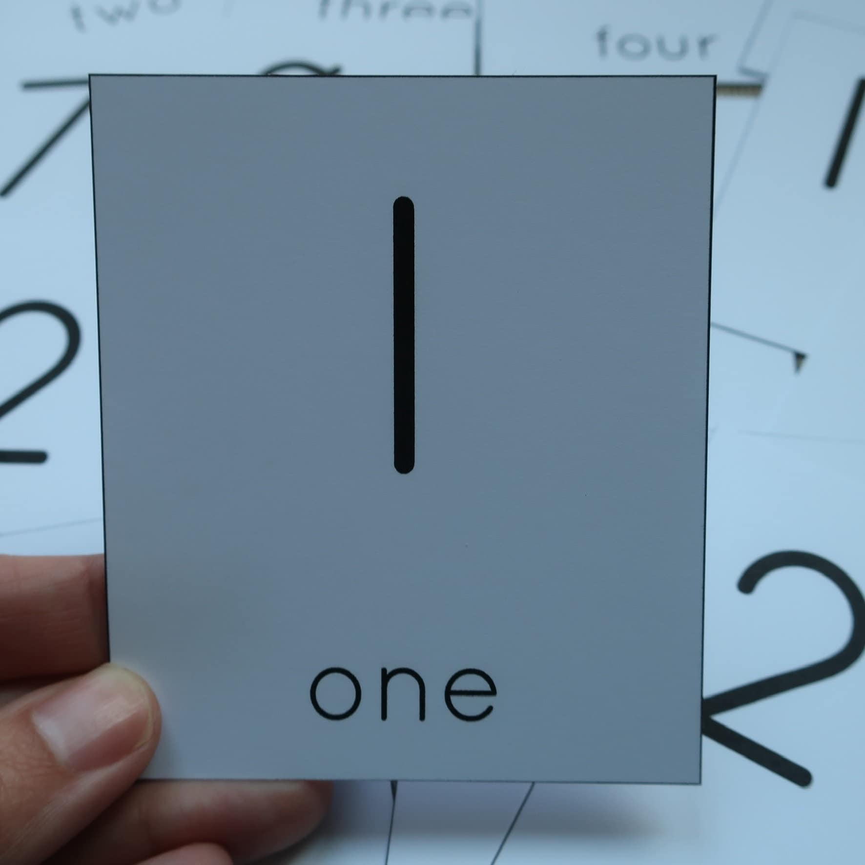 Number Cards 0-20. Printable Number Cards. - Etsy