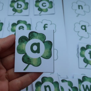 St. Patrick's Day Preschool Printable Letter Matching Activity. Toddler ...