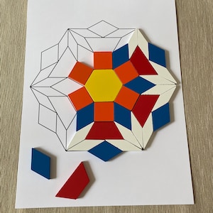 Pattern Block Templates Mandalas. - Etsy