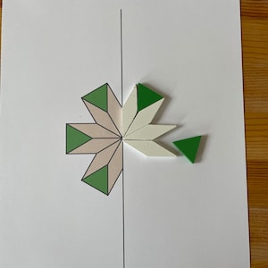 Pattern Blocks Templates Flower Symmetry. Kindergarten and Preschool ...