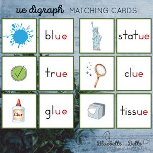 Montessori Printable Green Series Word and Picture Matching Cards ...