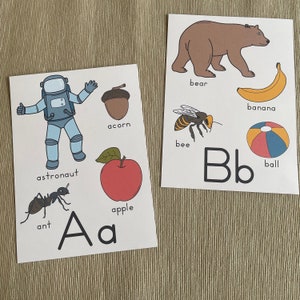 Letter Cards Printable. Alphabet Flash Cards for Toddlers and ...