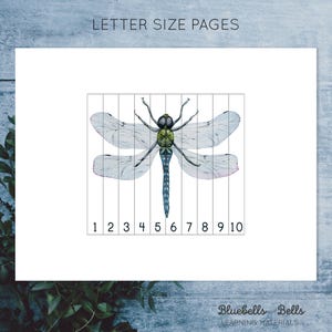 Insect Preschool Printable Number Sequence Puzzles 1-10. Montessori ...