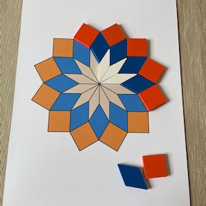 Pattern Block Templates Mandalas. - Etsy