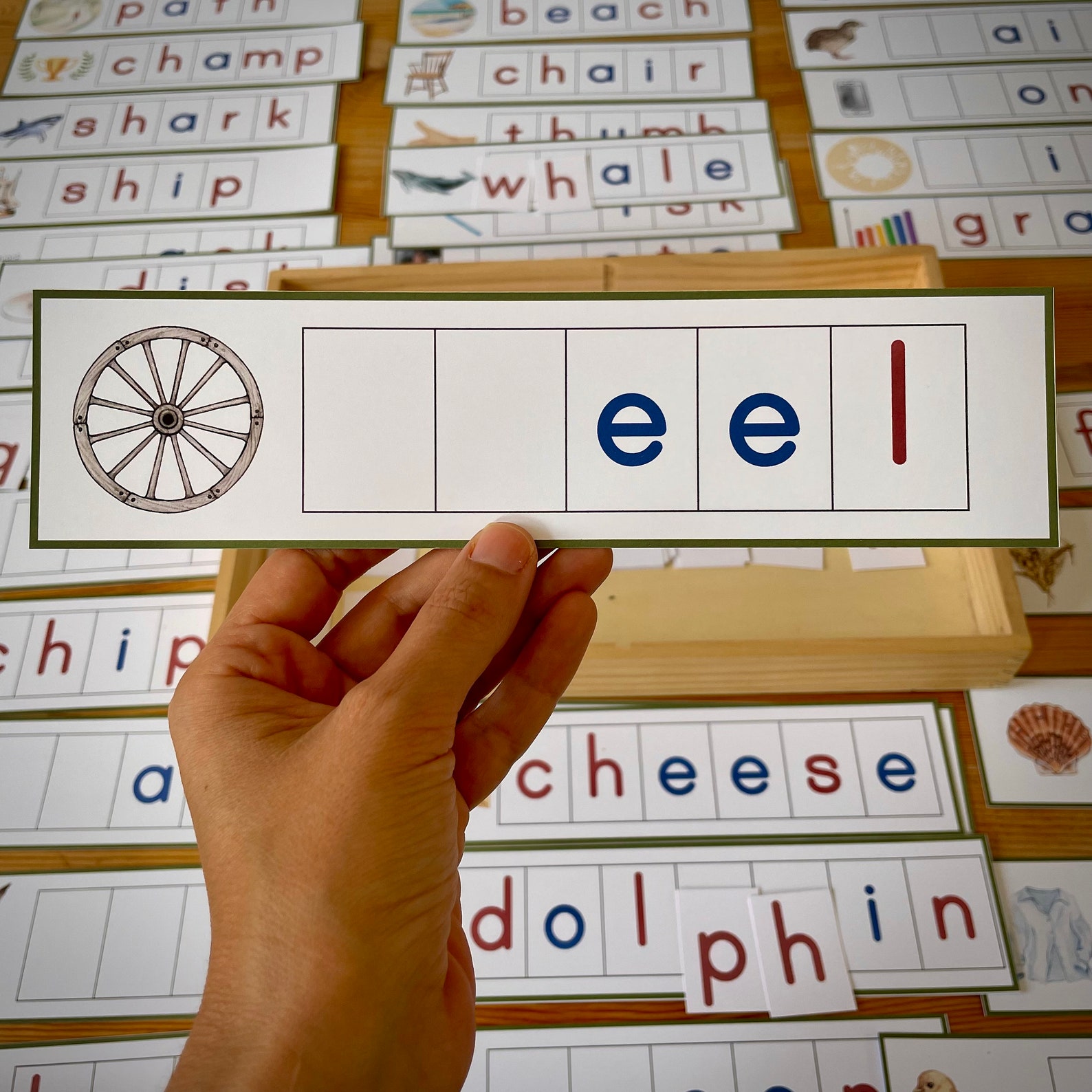 Montessori Moveable Alphabet Digraph Cards. Phonics Printable Activity ...