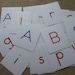 Montessori Alphabet Cards Printable. Letter Flash Cards Digital ...