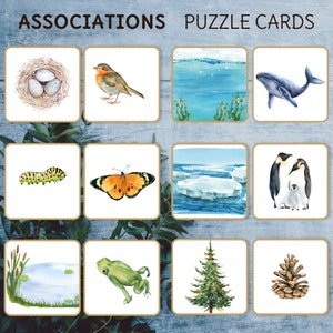 Preschool Printable Puzzle Association. What Goes Together Toddler ...