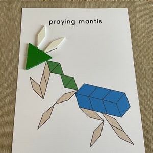 Insect Pattern Blocks Templates. Spring Printable Preschool and ...