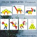 Dinosaur Pattern Blocks Printable Templates. Preschool and Kindergarten ...