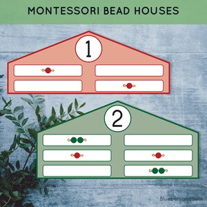 Montessori Bead Addition Activity. Montessori Printable Math Bead ...