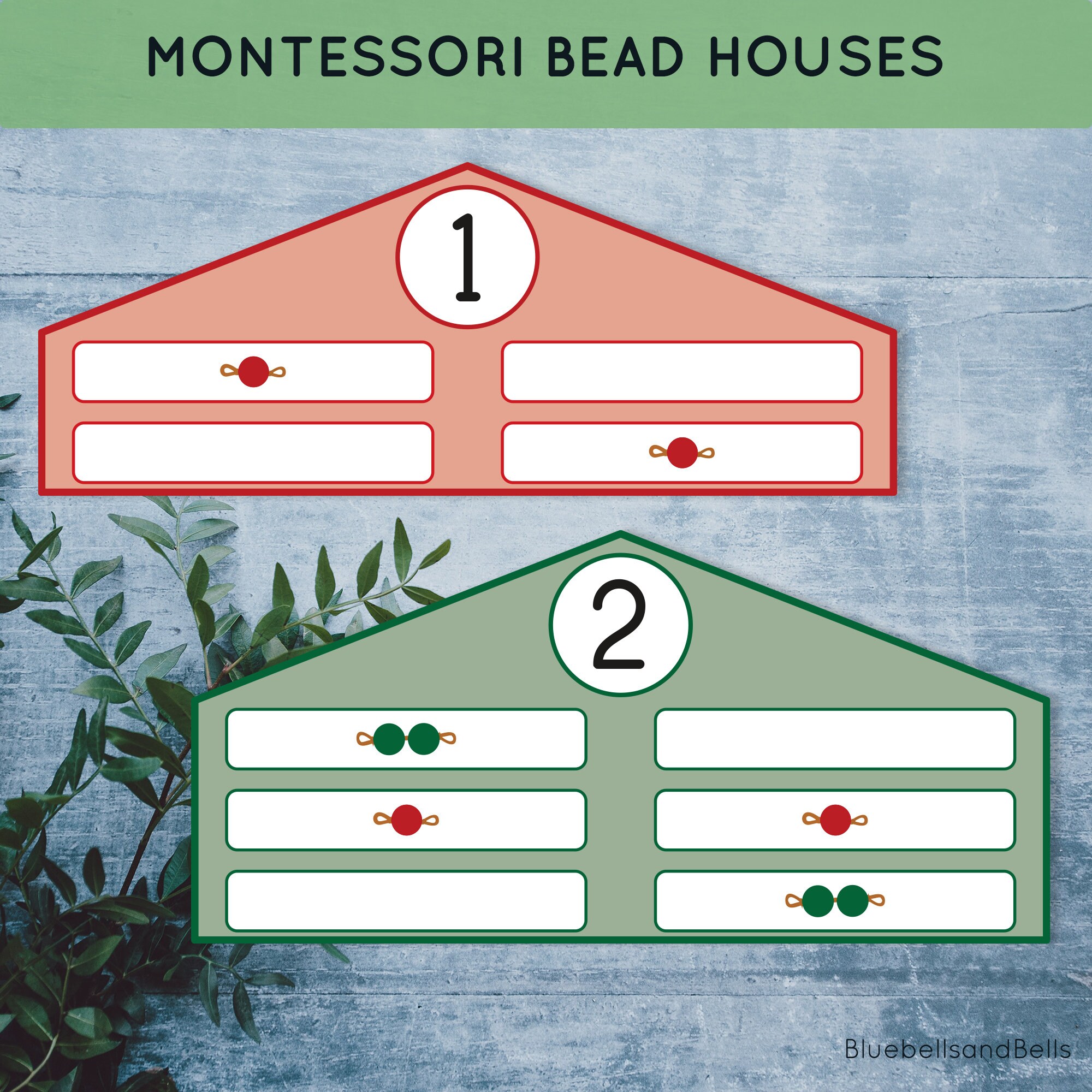 Montessori Bead Addition Activity. Montessori Printable Math - Etsy