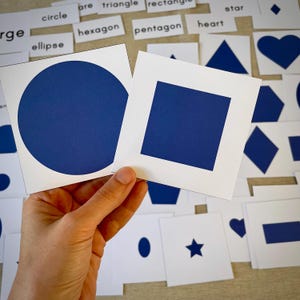 Shape Sorting Activity. Montessori Printable. - Etsy