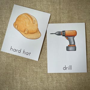 Tools Printable Flashcards. Toddler Montessori Printable. Preschool ...