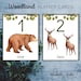 Woodland Animals Number Flashcards 1-10. Nature Counting Cards 1-10 ...