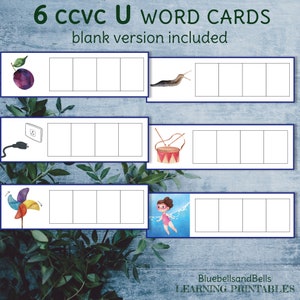 Montessori Printable Moveable Alphabet and CCVC Word Letter Matching ...