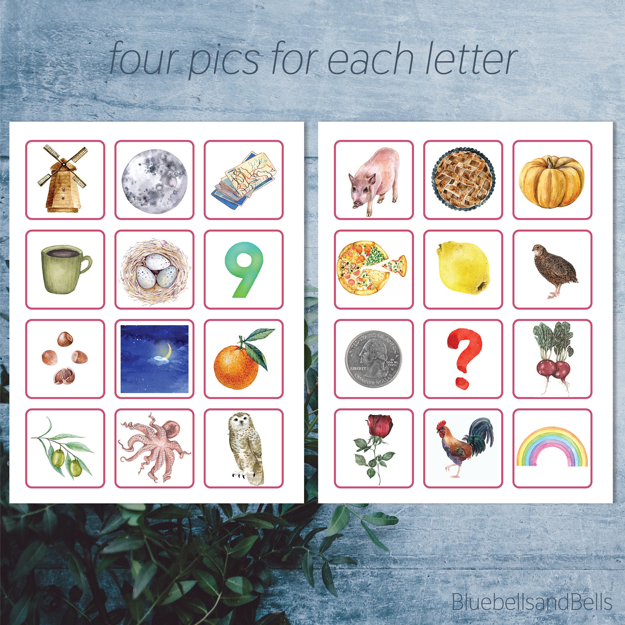 Phonics Printable Activity. Alphabet Matching Preschool. - Etsy Canada