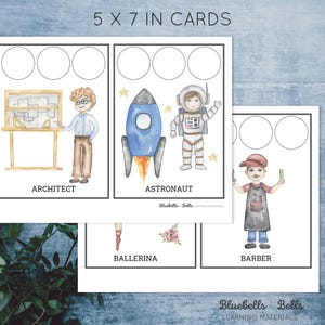 Occupations Cards Matching Activity. Community Helpers Printable ...