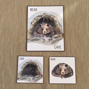Animal Homes Cards and Matching Activity. - Etsy